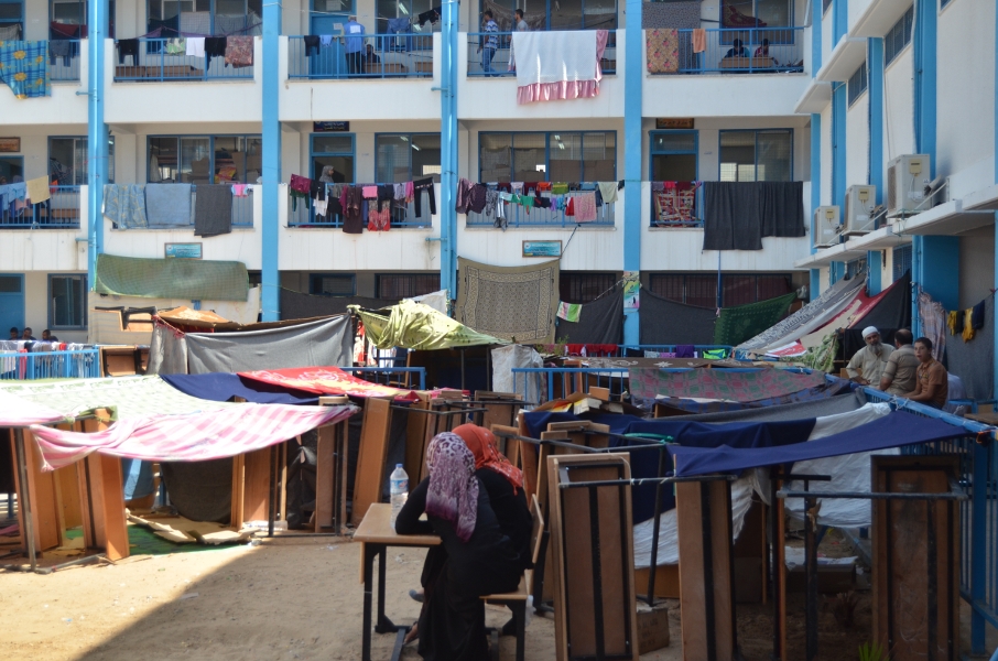 Hundreds of thousands of displaced Gazans remain sheltered in UN-run ...